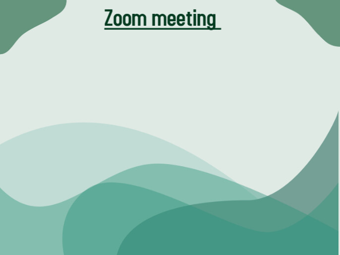 Green Geometric Zoom Meeting Background Presentation Template ...