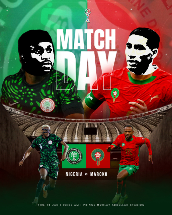 Green Grunge Soccer Match Day Instagram Portrait Template | PosterMyWall