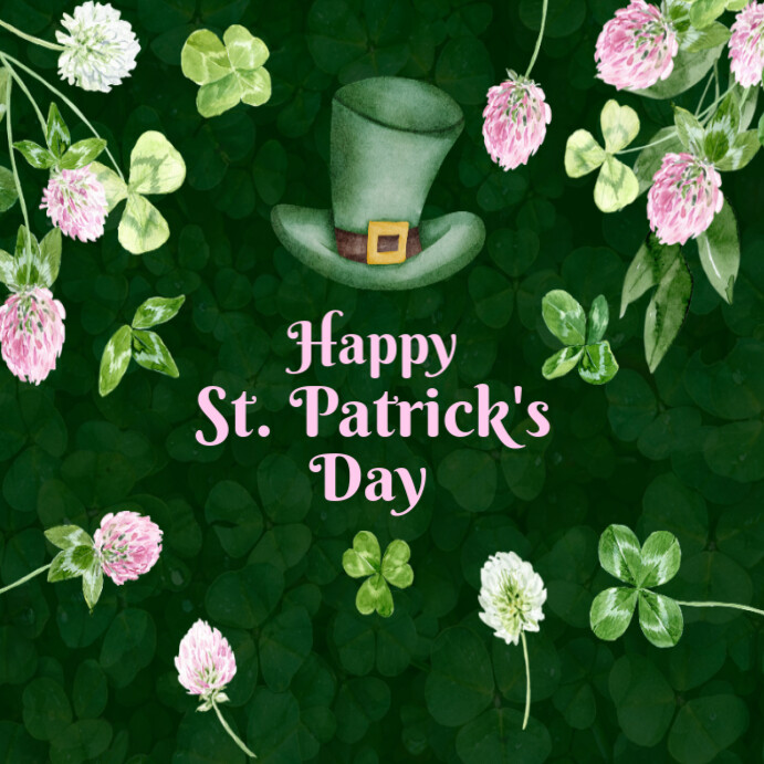 Plantilla de Green Happy St. Patrick Instagram Post | PosterMyWall