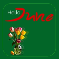 Hello june Template | PosterMyWall