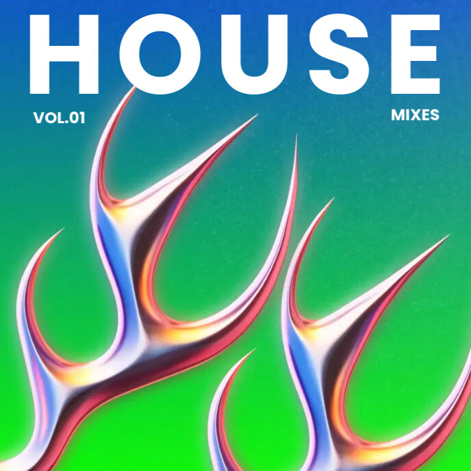 Green House Album Cover Template | PosterMyWall