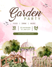 garden party flyer Template | PosterMyWall