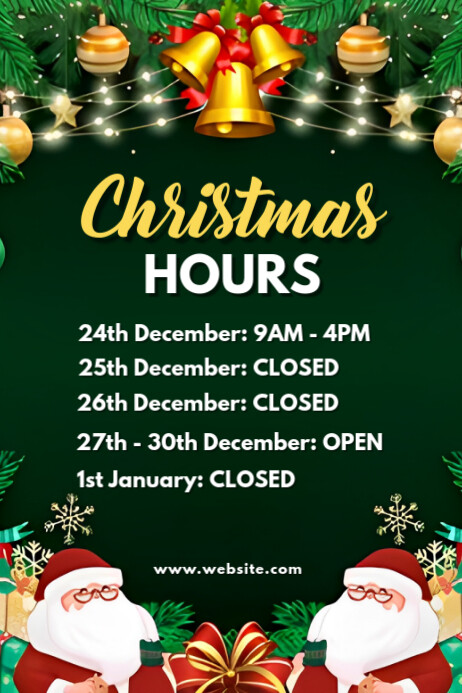 Copy of Green Illustrative Green Background Maximalist Christmas ...