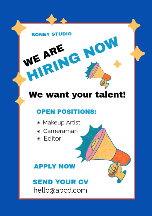 Copy of Green Illustrative Job Hiring A2 | PosterMyWall