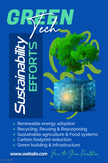 Copy of Green Industry Poster Template | PosterMyWall