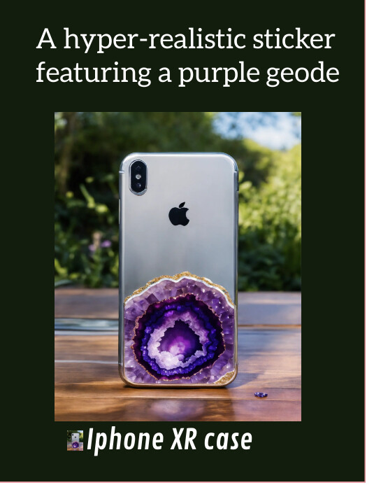 Copy of Green Iphone Xr Phone Case Flyer (us Letter) | PosterMyWall