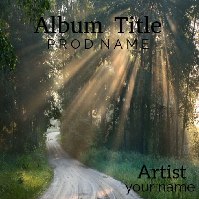 Green Joyful Aesthetic Album Cover Template | PosterMyWall