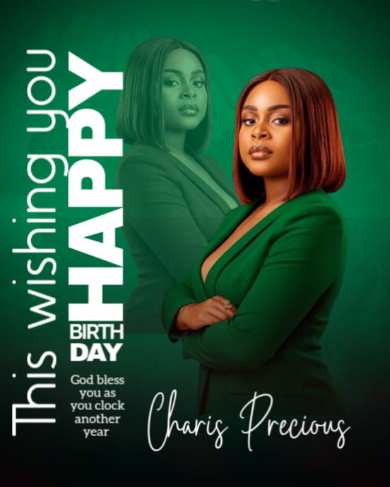 Green Joyful Birthday Instagram Portrait Template | PosterMyWall