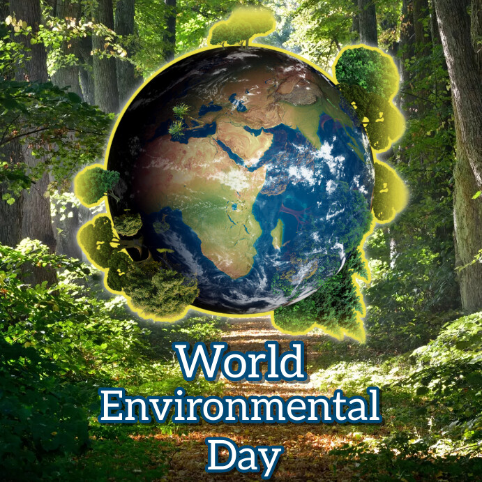 Plantilla de Green Joyful Environment Day Instagram Post | PosterMyWall