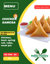 Samosa Food Flyer Design Template | PosterMyWall