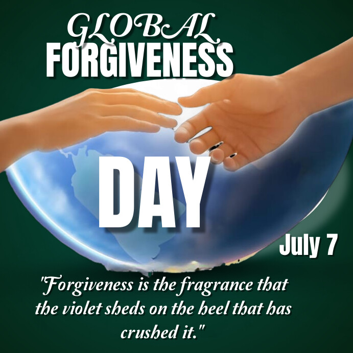 Green Joyful Global Forgiveness Day Instagra Template Postermywall