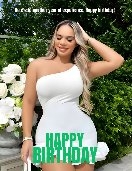 Plantilla de Green Joyful Green Background Pastel Happy Bi | PosterMyWall