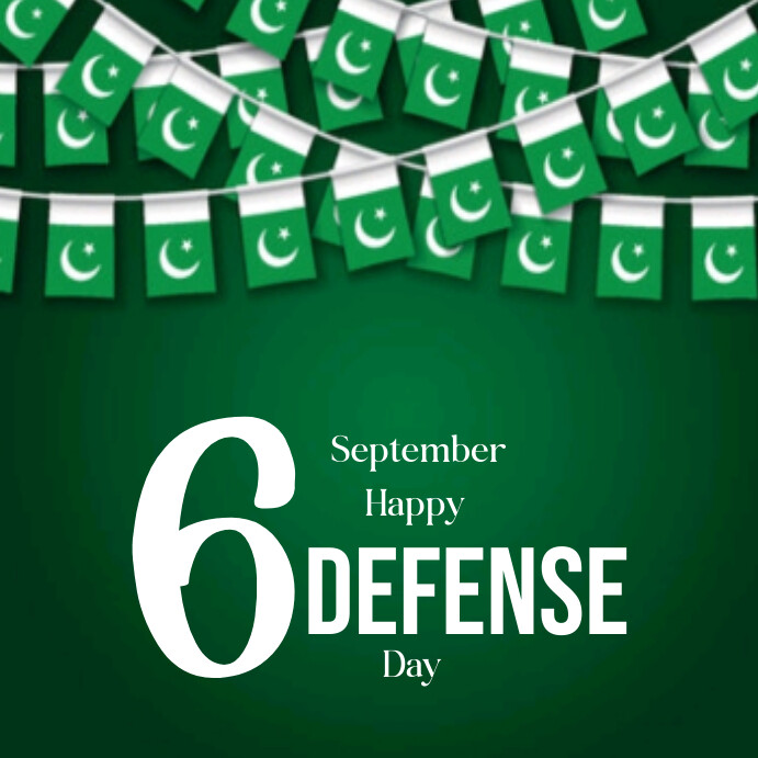 Copy of Green Joyful Happy Defense Day Instagram Pos | PosterMyWall
