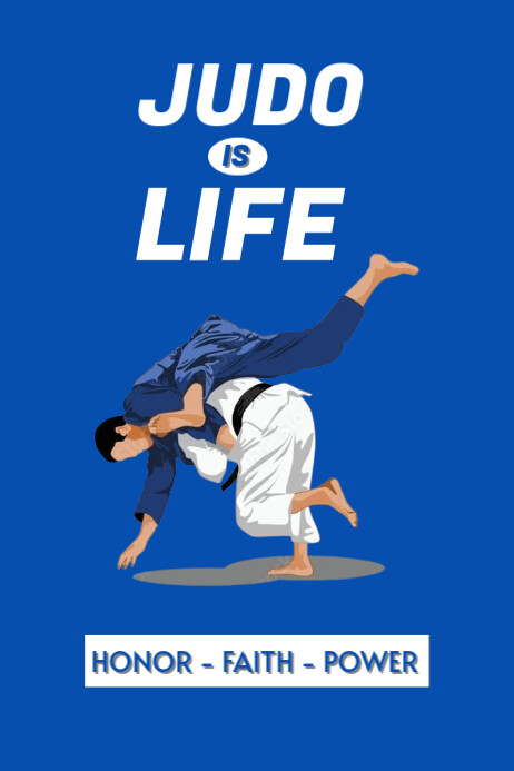 Copy of Green Joyful Judo Poster | PosterMyWall