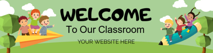 Copy of Green Joyful Welcome To Our Class Room Google Header Google ...