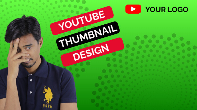 Green Joyful Youtube Thumbnail Design Youtube Thumbnail Template ...