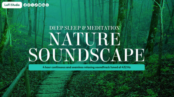 Copy of Green Landscape Nature Sounds and Relaxing Music Youtube ...