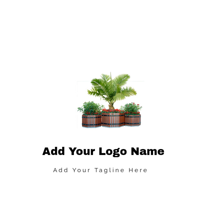 Green Leafed Plants Logo Template | PosterMyWall