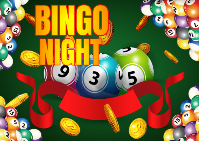 Green Maximalist Bingo Night Postcard Template | PosterMyWall