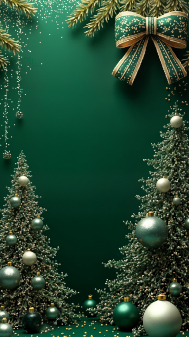 Plantilla de Green Maximalist Christmas Back Ground Template Design ...
