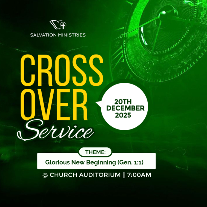 Copy of Green Maximalist Cross Over Instagram Post | PosterMyWall