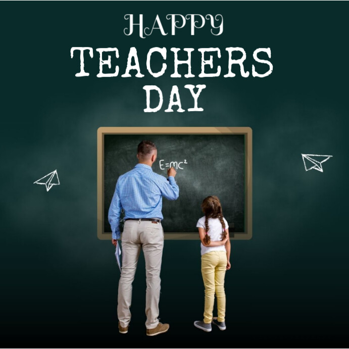 Green Maximalist Happy National Teachers Day And World Teachers Day ...