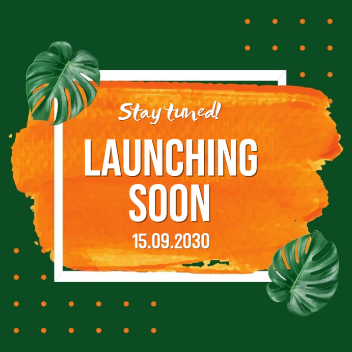 Copy of Green Maximalist Launching Soon Instagram Post | PosterMyWall