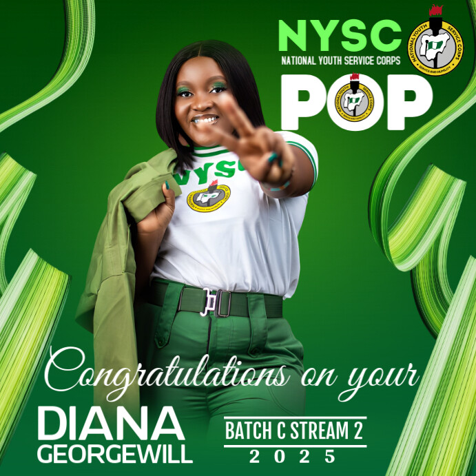 Green Maximalist Nysc Pop Instagram Post Template | PosterMyWall