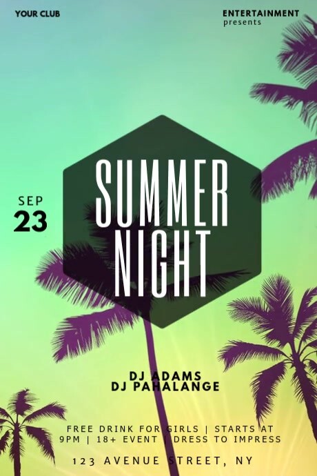 Green Maximalist Party Poster Template, Poster | PosterMyWall