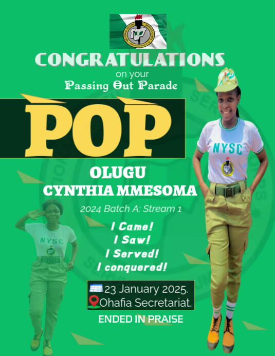 Copy of Green Maximalist Pop Nysc Flyer (us Letter) | PosterMyWall