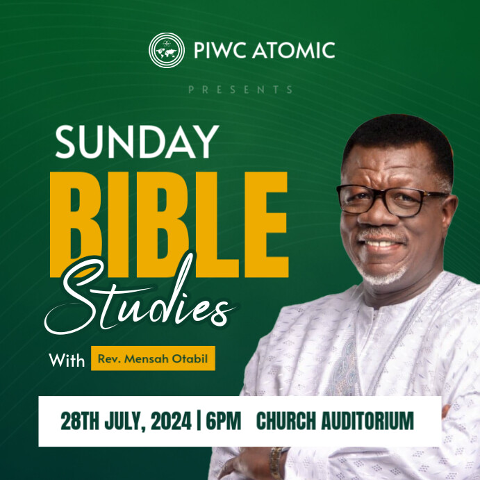 Copy of Green Maximalist Sunday Bible Studies Instagram Post | PosterMyWall