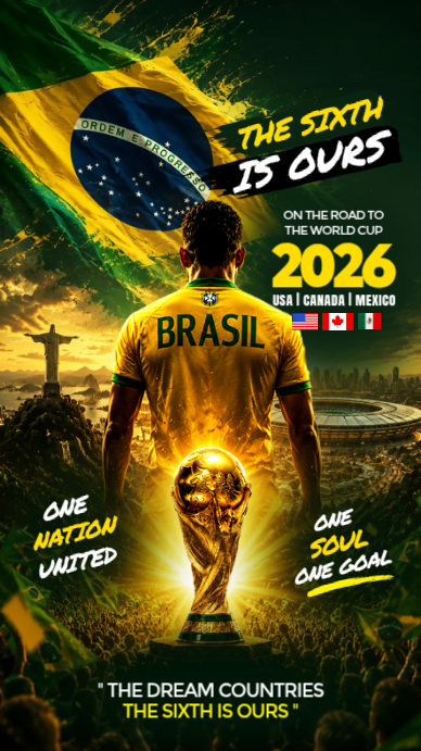 World Cup 2026 Facebook Story Template | PosterMyWall