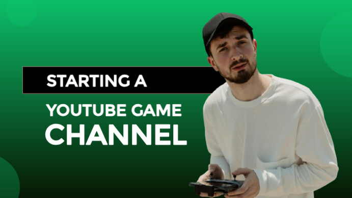 Green Maximalist Youtube Thumbnail Template | PosterMyWall