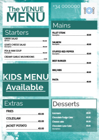 Green Menu Template | PosterMyWall