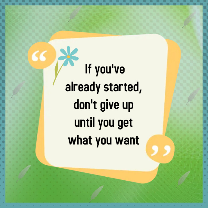 green mix quote template | PosterMyWall