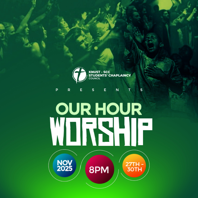 Copy of Green Modern & Minimal Church Worship Flyer Instagram Post ...
