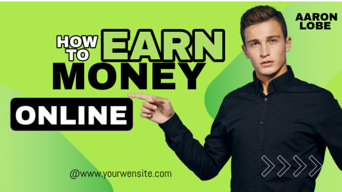 Green Modern & Minimal Green Earn Money Tip Youtube Thumbnail Youtube ...