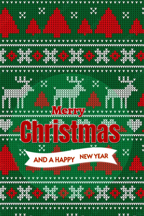 Copy of Green Modern & Minimal Merry Christmas Poster | PosterMyWall