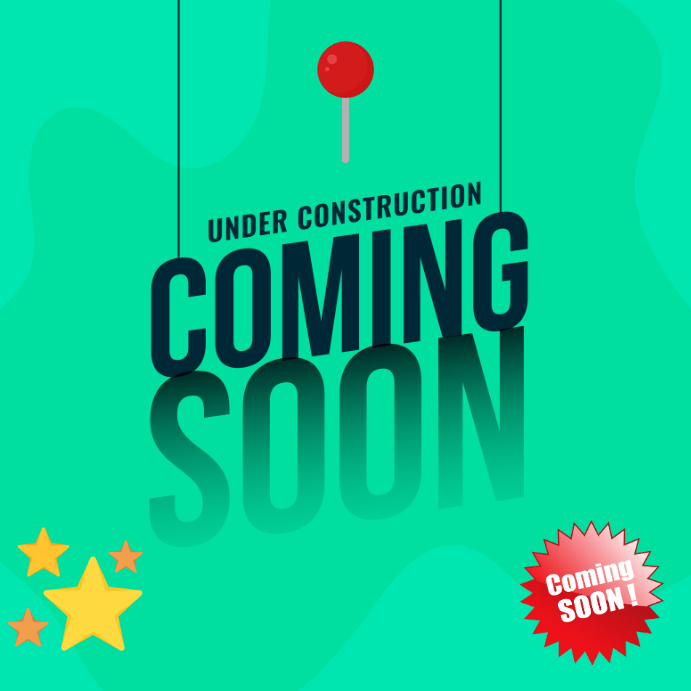 Green Modern & Minimal Modern Coming Soon And Under Construction Banner ...