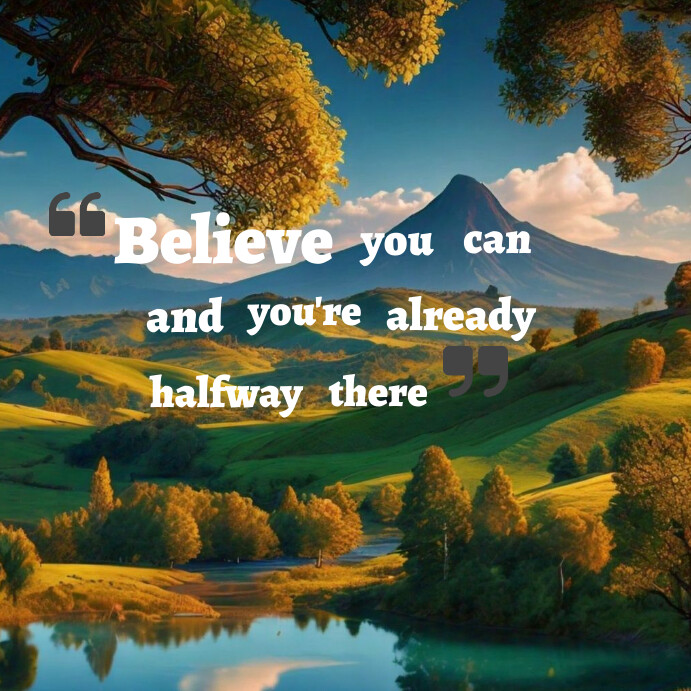 Green Modern & Minimal Motivational Instagra Template | PosterMyWall