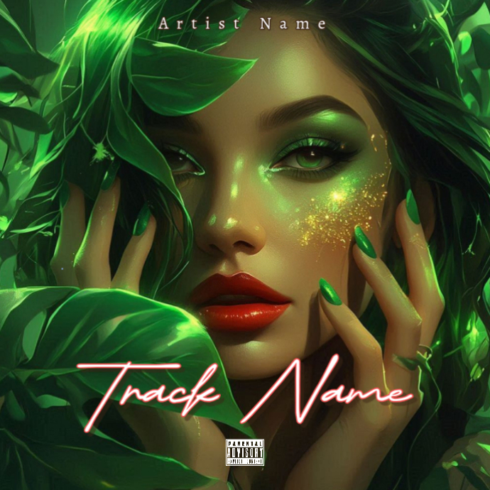 Green Music Album Cover Album Cover Template | PosterMyWall