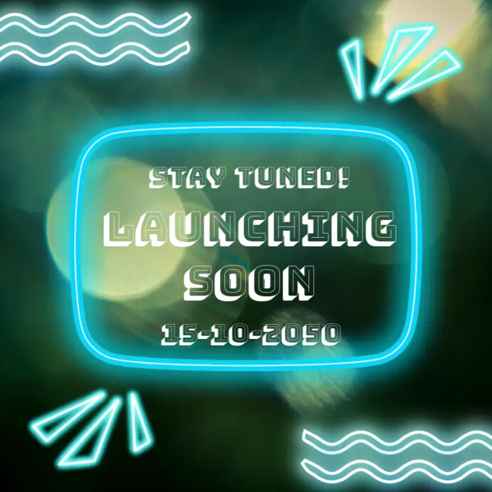 Copy of Green Neon Launching Soon Announcement Instagram Post ...