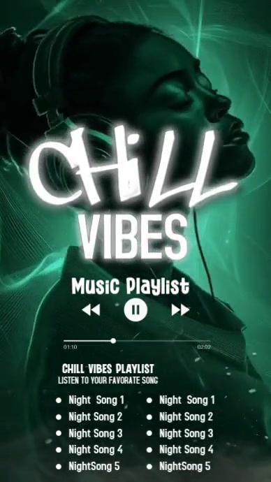Plantilla de Green Neon Music Playlist Instagram Story | PosterMyWall