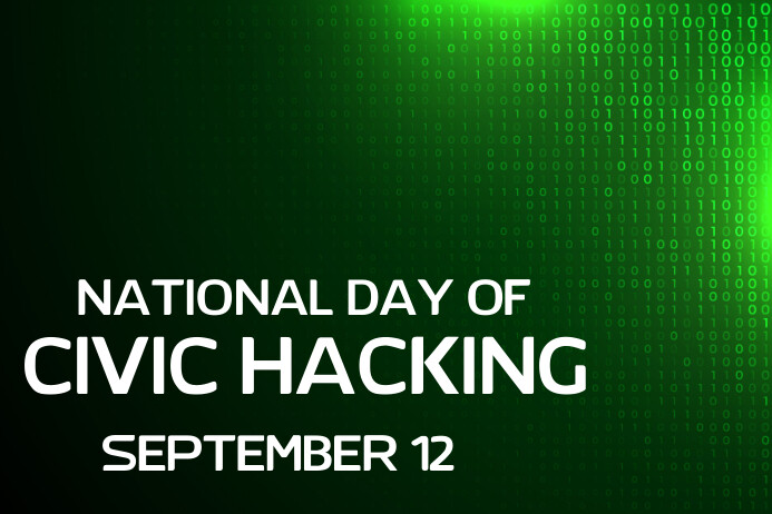 Green Neon National Day Of Civic Hacking Pos Template | PosterMyWall