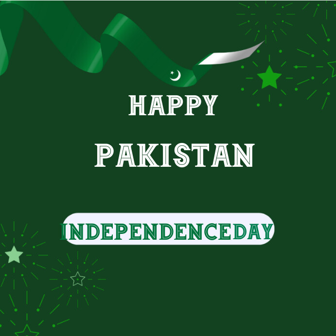 Green Pakistan Instagram Post Template | PosterMyWall