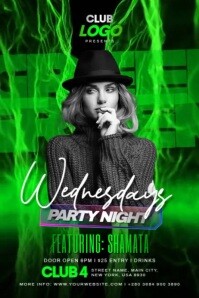 Green Party Flyer Design Template | PosterMyWall