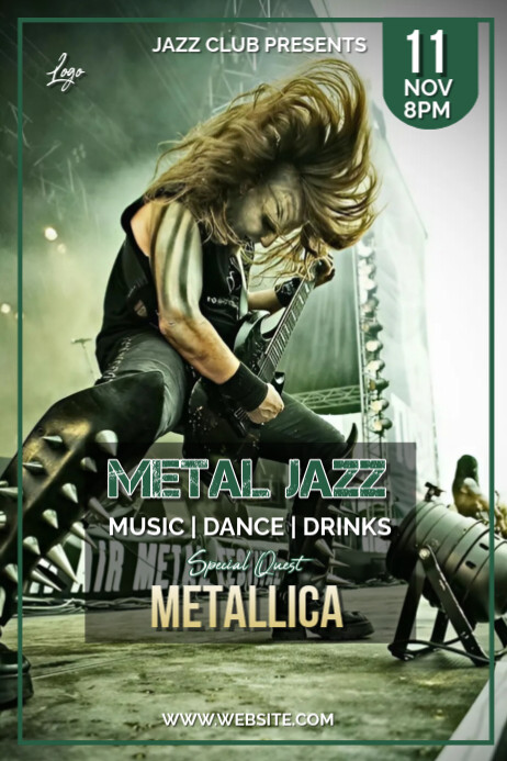 Green Pastel National Metal Day Poster Template | PosterMyWall