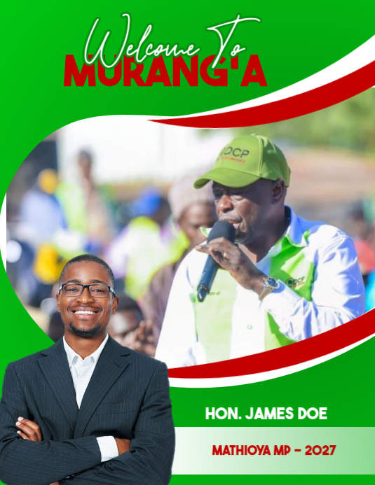 Green Political Campaign Poster Template | PosterMyWall