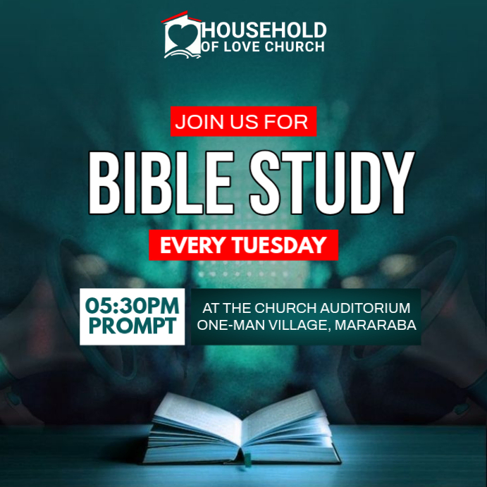 Bible Study Event Instagram Ad Template | PosterMyWall