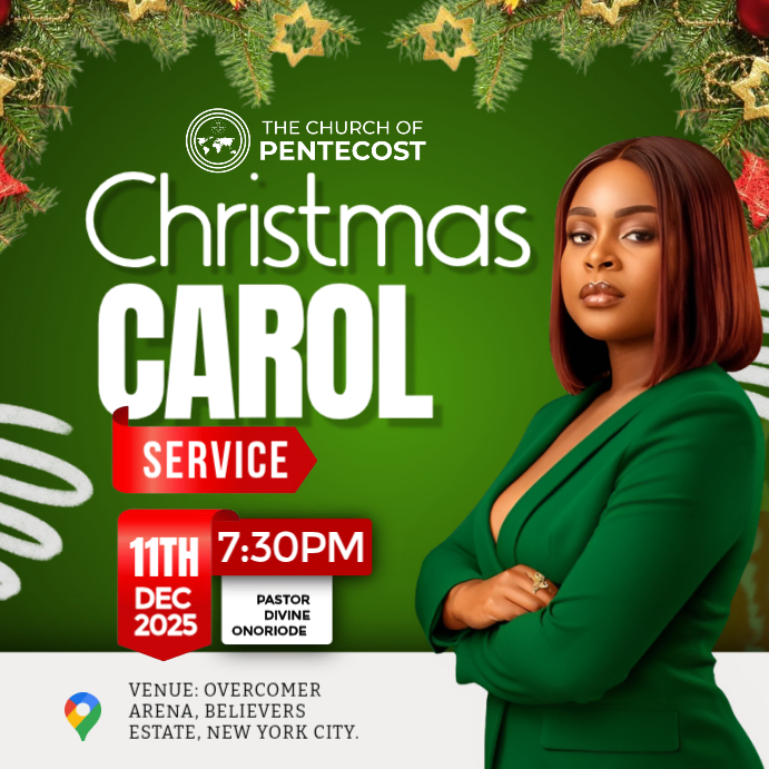 Green Professional Christmas Carol Instagram Post Template | PosterMyWall